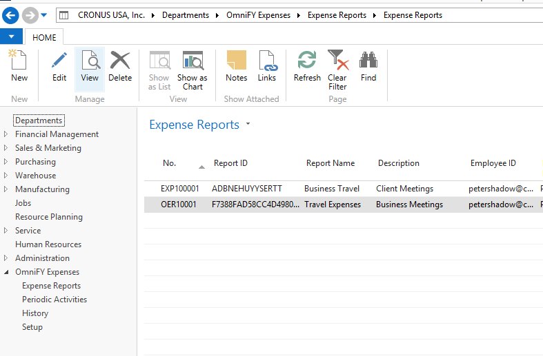 OmniFY Expense Dynamics NAV&BC - SAP Concur App Center